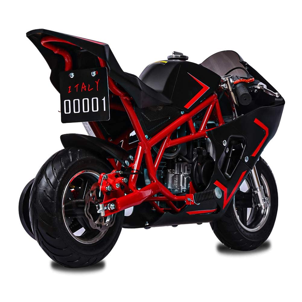 FRP Mini Gas Pocket Bike 01 On 40cc 4 Stroke, Support Up to 165 lbs ...