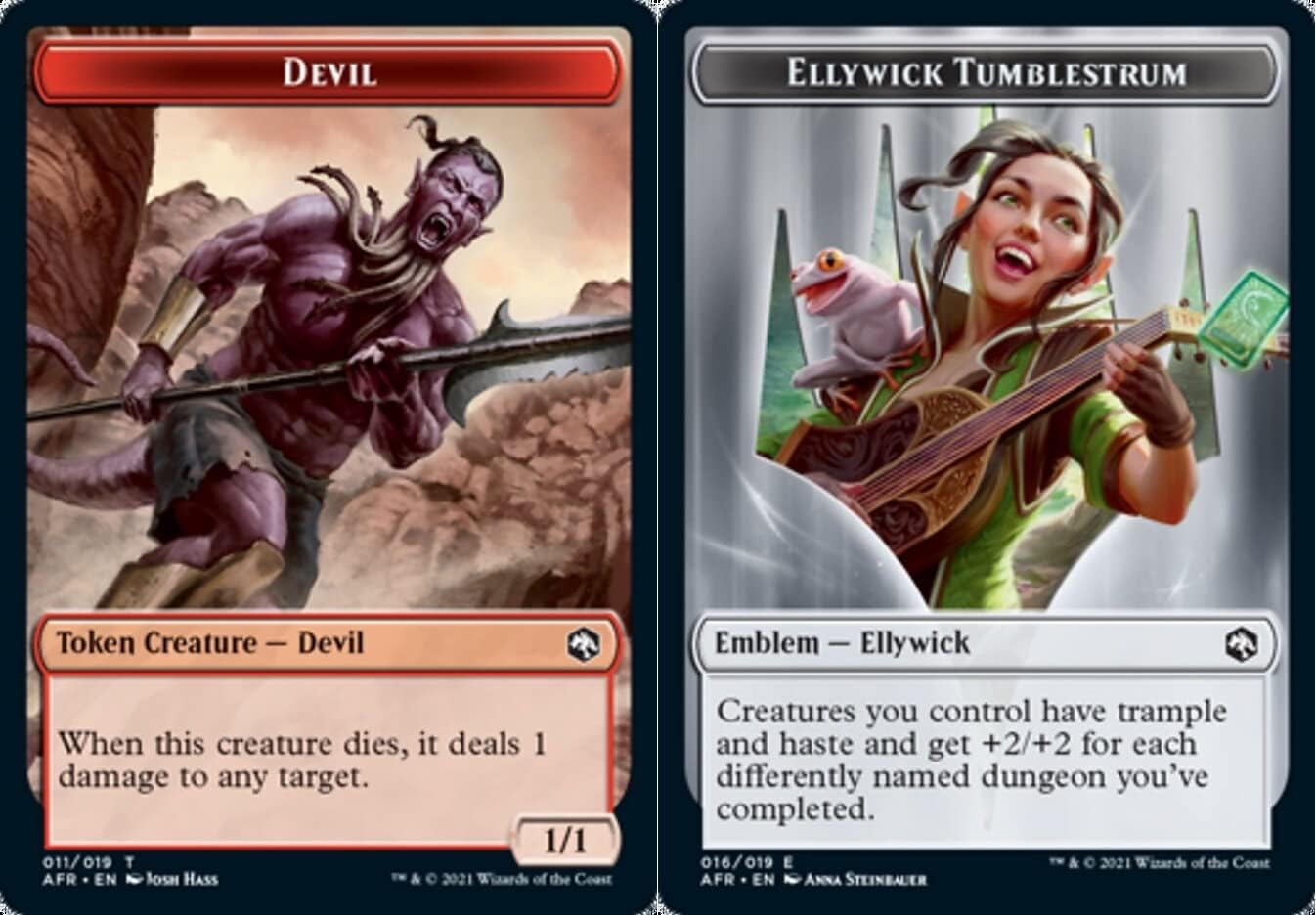 Amazon.com: Magic: The Gathering - Devil Token // Emblem - Ellywick ...