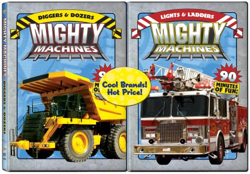 Amazon.com: Mighty Machines 2 pack: Diggers & Dozers/Lights & Ladders ...