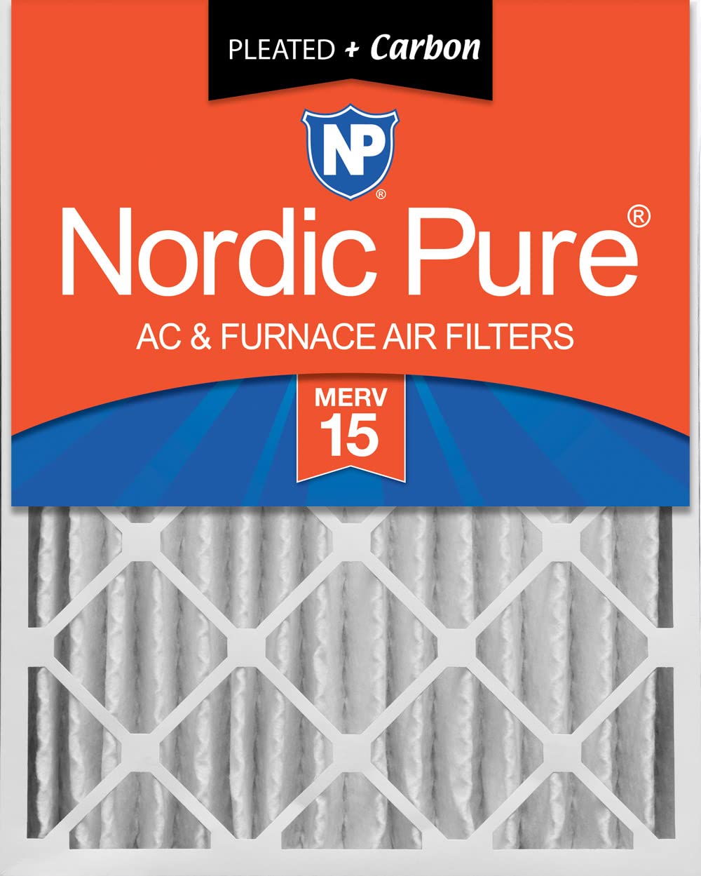 Nordic Pure 20x25x4 19 1 2 X 24 1 2 X 3 5 8 Pleated Air Filters MERV