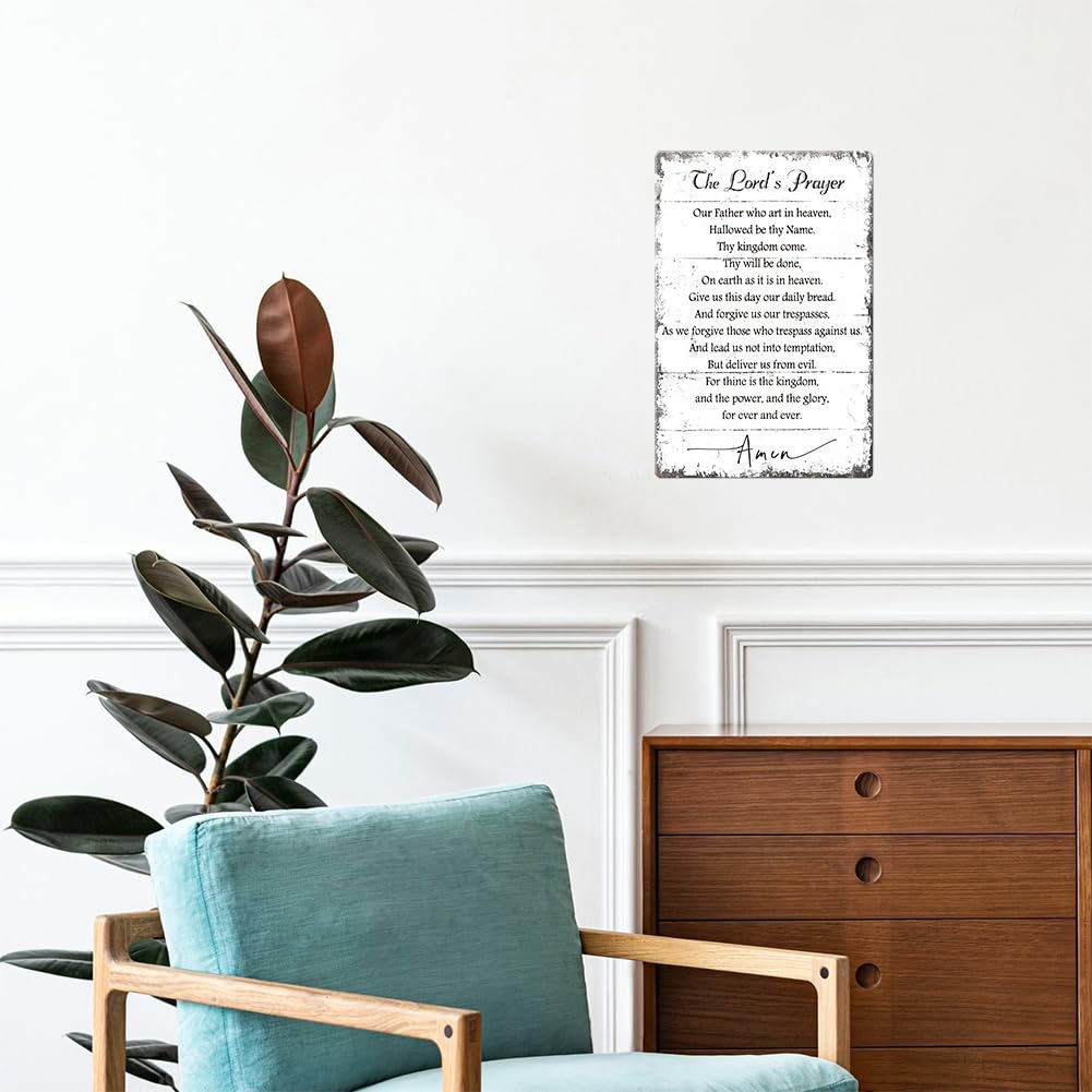 Snapklik.com : The Lords Prayer Wall Art Our Father Prayer Wall Decor ...