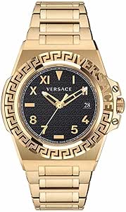 Amazon.co.jp: VERSACE(ヴェルサーチ) ヴェルサーチェ ベルサーチ メンズ レディース 腕時計 ウォッチ グレカ ...