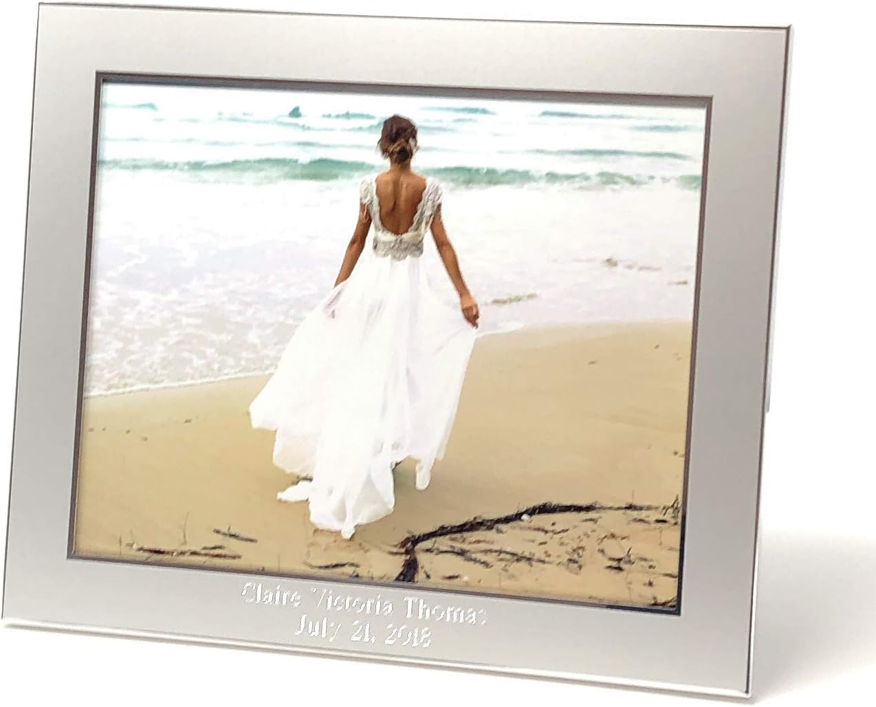 Amazon.com - Newfavors Personalized 8x10 Horizontal Photo Frame with ...