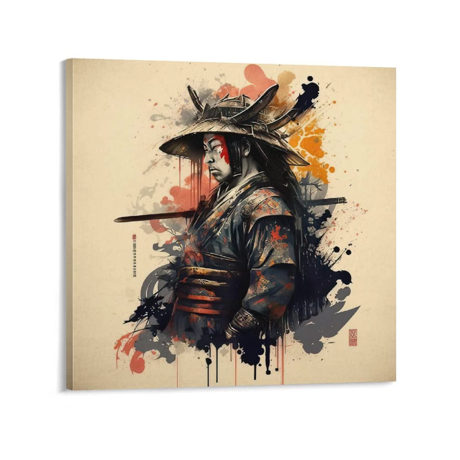 Ancient Samurai Warrior Painting