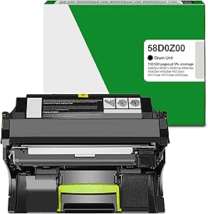 Amazon.com: 58D0Z00 Imaging Unit Black MS821 Drum Replacement for ...