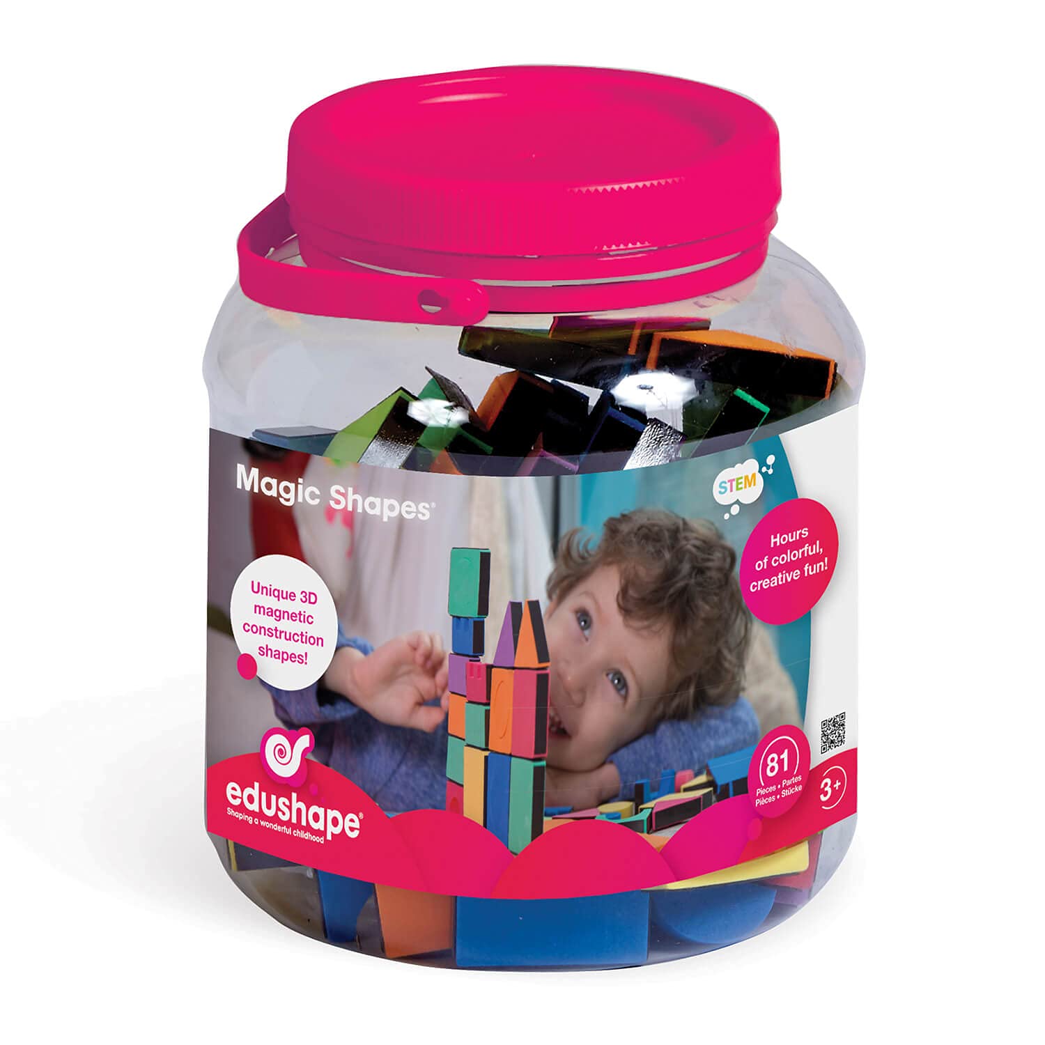 Magic Shapes Magnetic Building Blocks ENJOY LEARNING DIFFERENT SHAPES