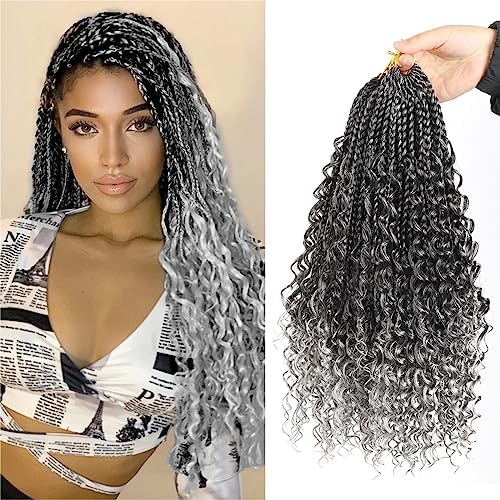 Amazon.com : Goddess Box Braids Crochet Hair With Curly Ends 16 Inch ...