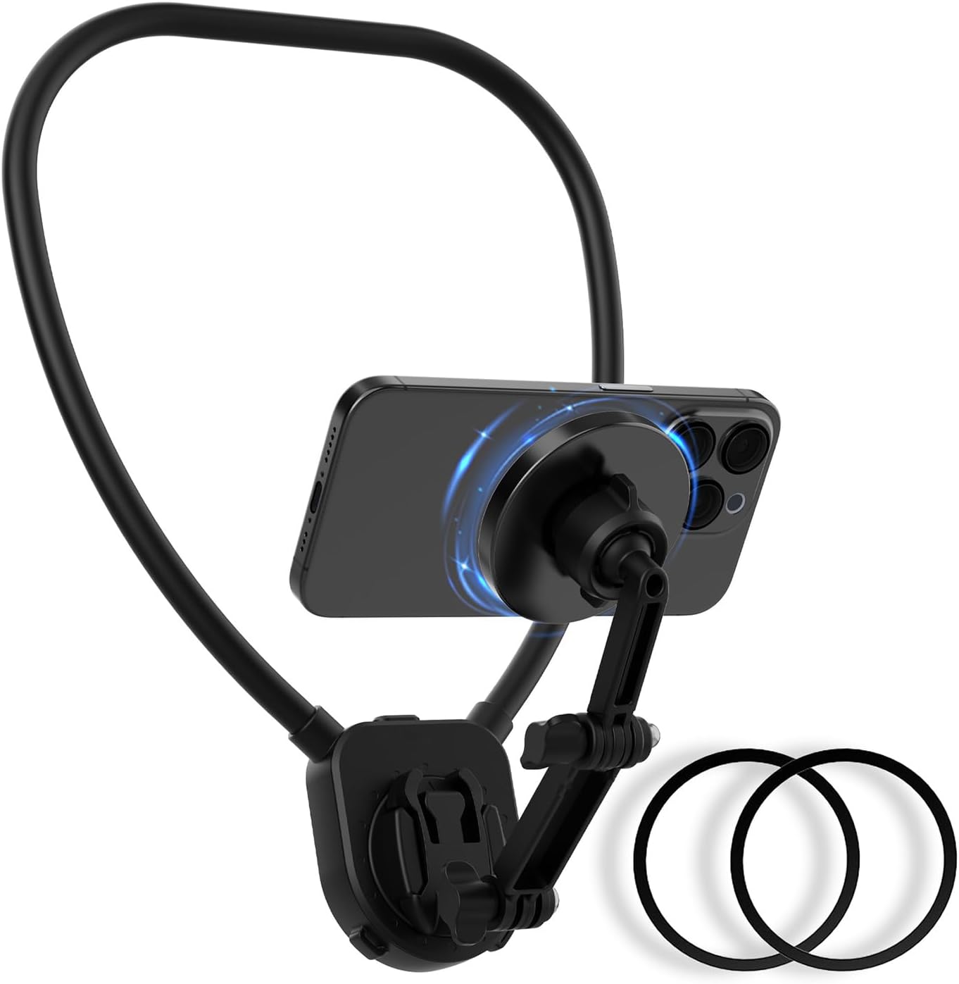 Amazon.com: Leenconghui Magnetic Neck Mount for Magsafe, Hands Free ...