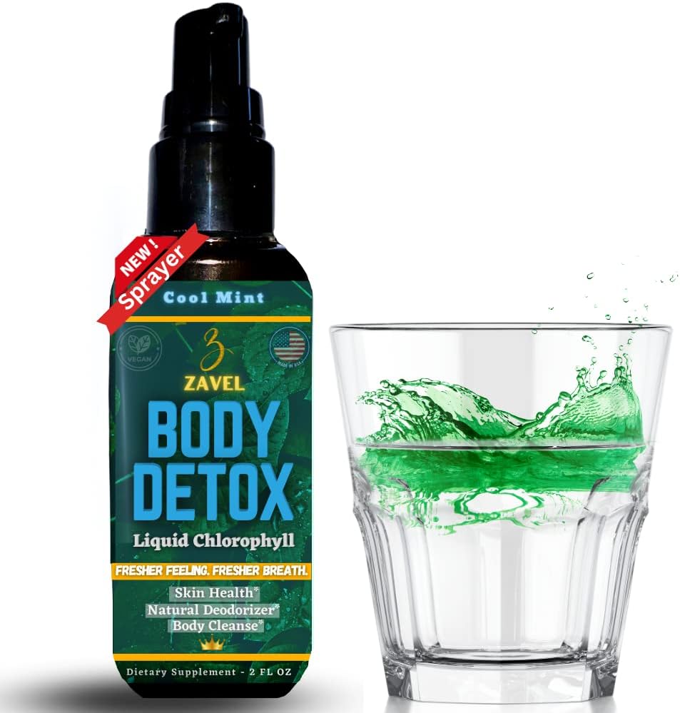 Amazon.com: Zavel Body Detox - Premium Liquid Chlorophyll, Breath ...