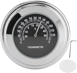 Amazon.com: Handlebar Thermometer for Motorcycle 1In 7/8In Handlebar ...