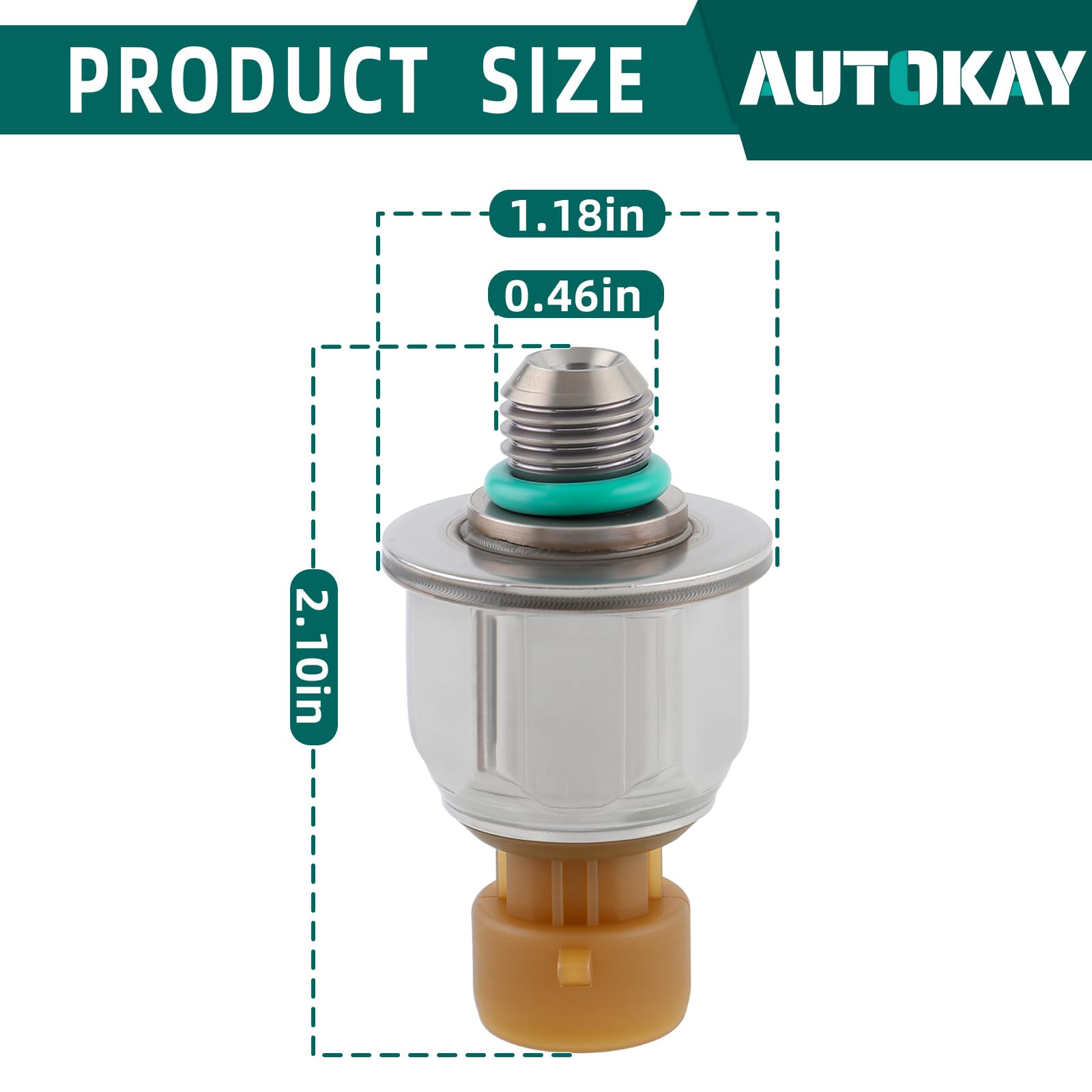 Snapklik.com : AUTOKAY 1845428C92 ICP Fuel Injection Pressure Sensor