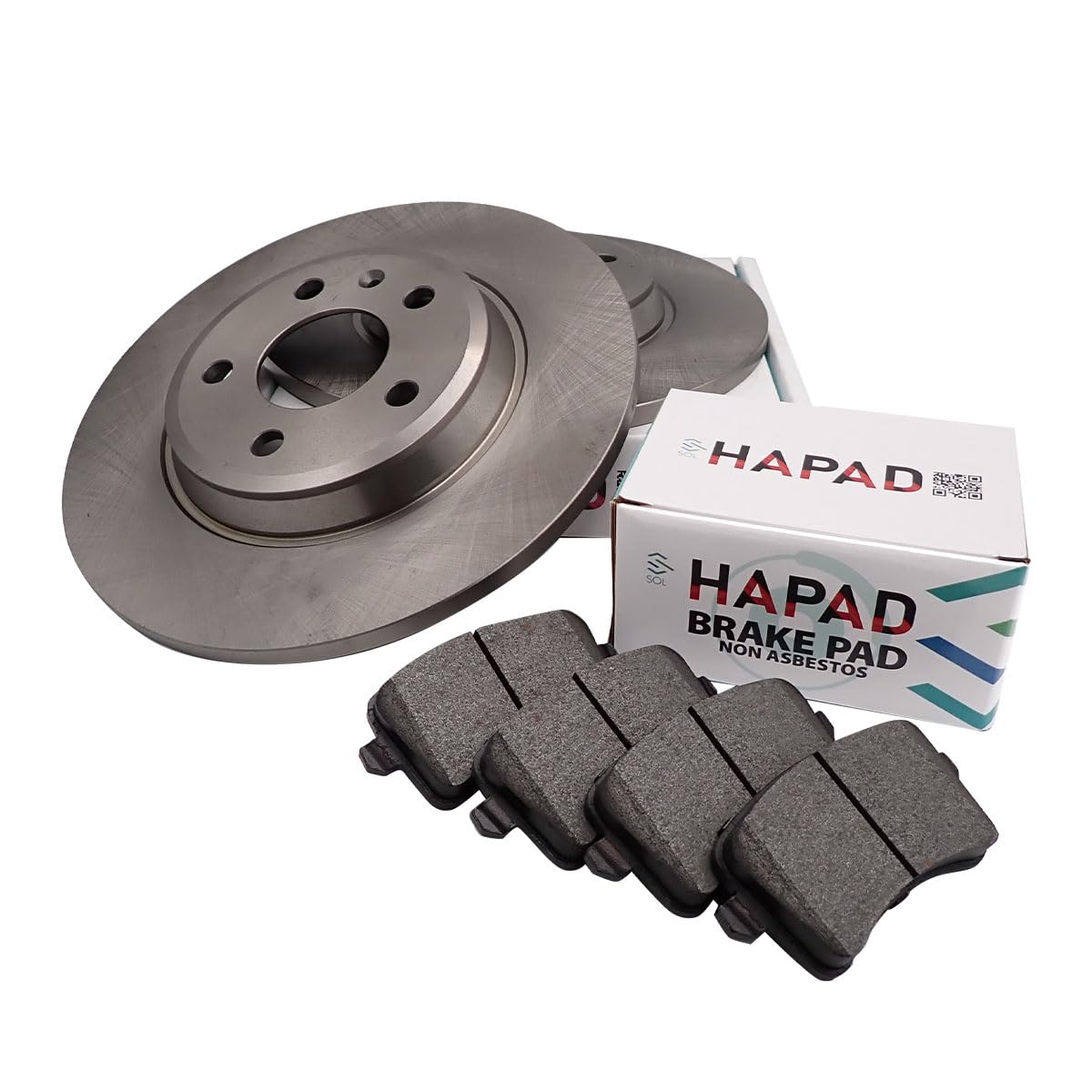 Amazon | HAPAD Q5 8R SQ5 リア ブレーキローター ブレーキパッド 左右 セット 8K0615601B ...