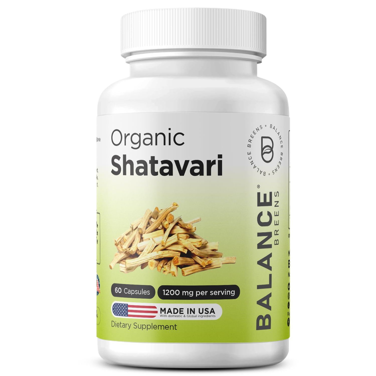 Amazon.com: Organic Shatavari Capsules 1200mg - 60 Capsules - Lactation Vitamins for ...
