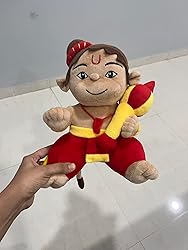 Panda's Box Mantra Chanting Baby Hanuman (28 CM) | Musical Soft Plush ...