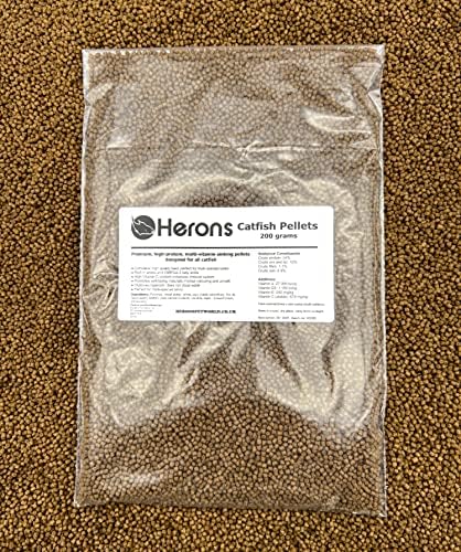 HERONS - Catfish Pellets, 2mm Premium Quality Fish Food, For all ...
