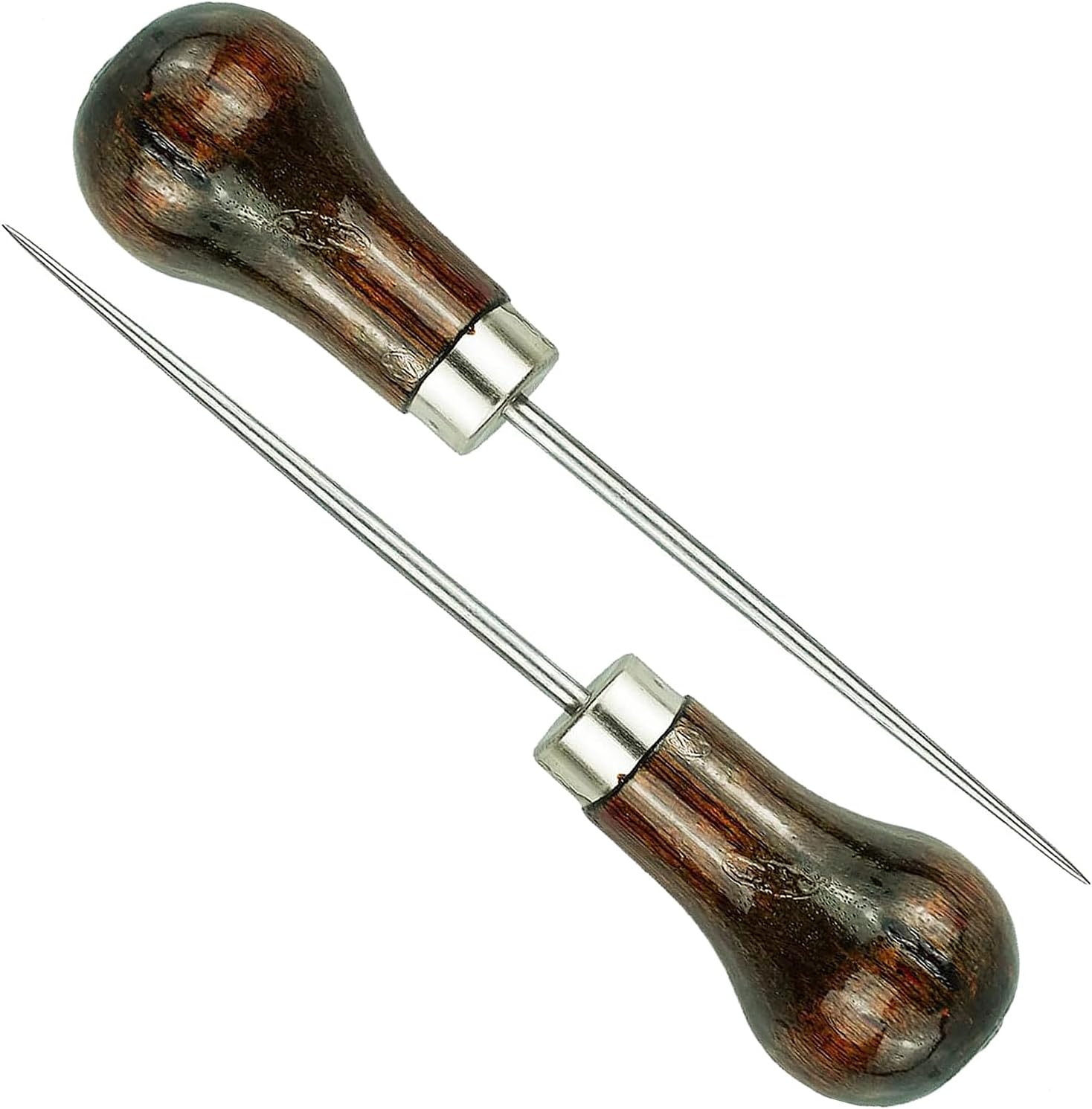 2 Pack Handwork Sewing Awl, Gourd-Shaped Tailors Awl, Professional Awl ...