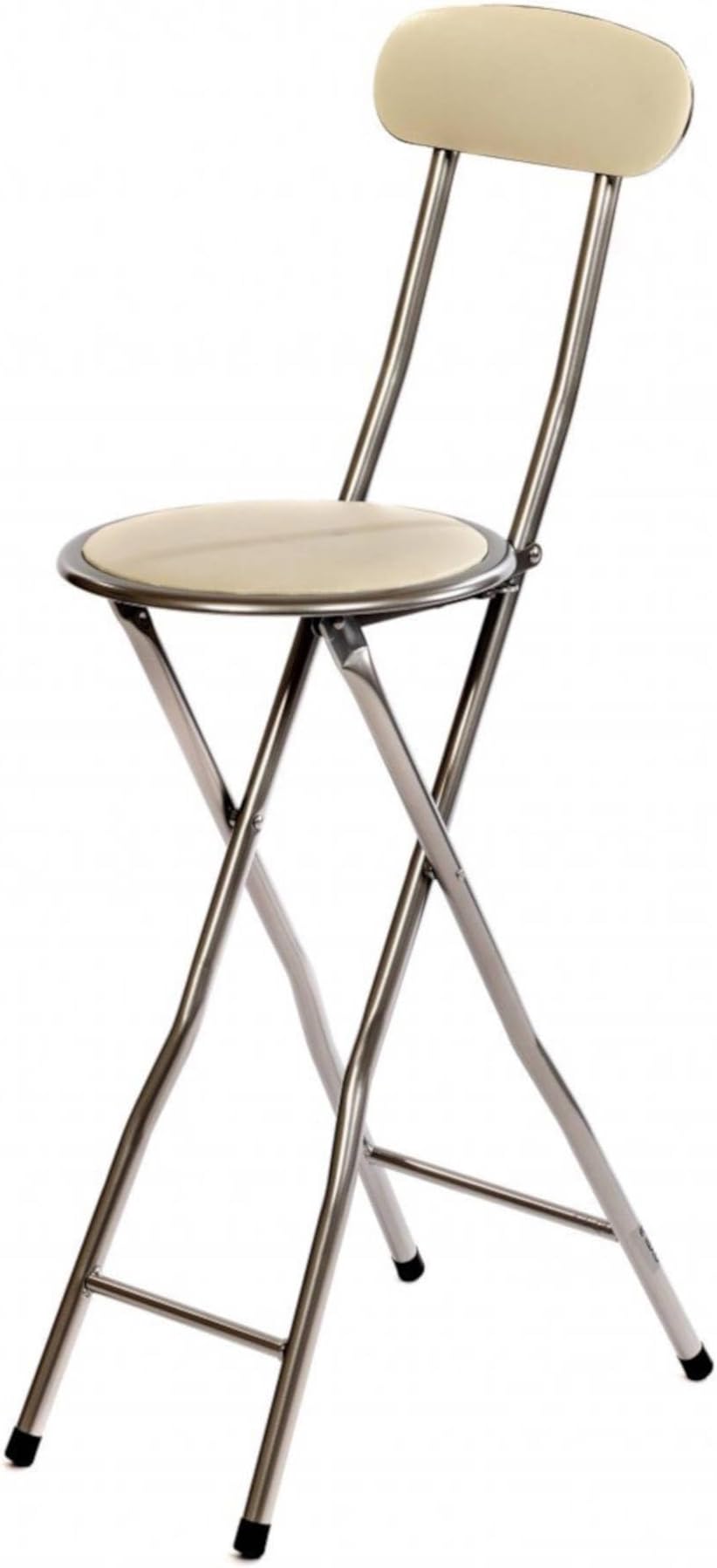 HOMION Breakfast Kitchen Bar Party High Folding Padded Chair Stool ...