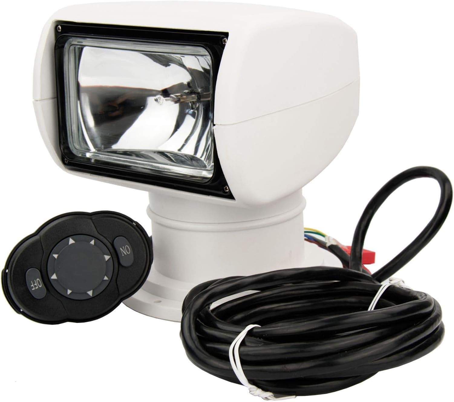 Amazon.com: FOTN Boat Spotlight ，12V 100W 2500LM 360° Rotate Remote ...