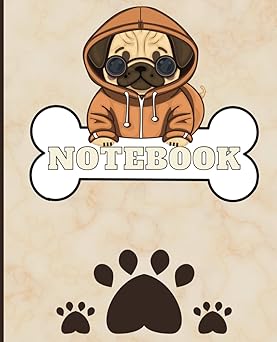 Notebook: Dog in a Hoodie: The design is inspired by the playful nature ...