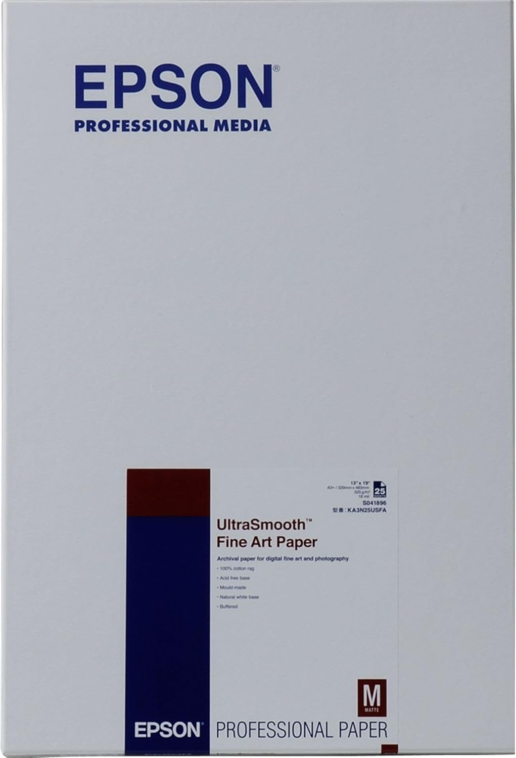 T 5 EPSON Velvet Fine Art Paper KA310VFA A3 10 Ppgbbe t-5-epson-velvet-fine-art-paper-ka310vfa-a3-10-ppgbbe