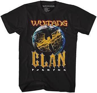 Amazon.com: Wu-Tang Clan Unisex-Adult Wu-Tang Official Merch Bat Globe ...