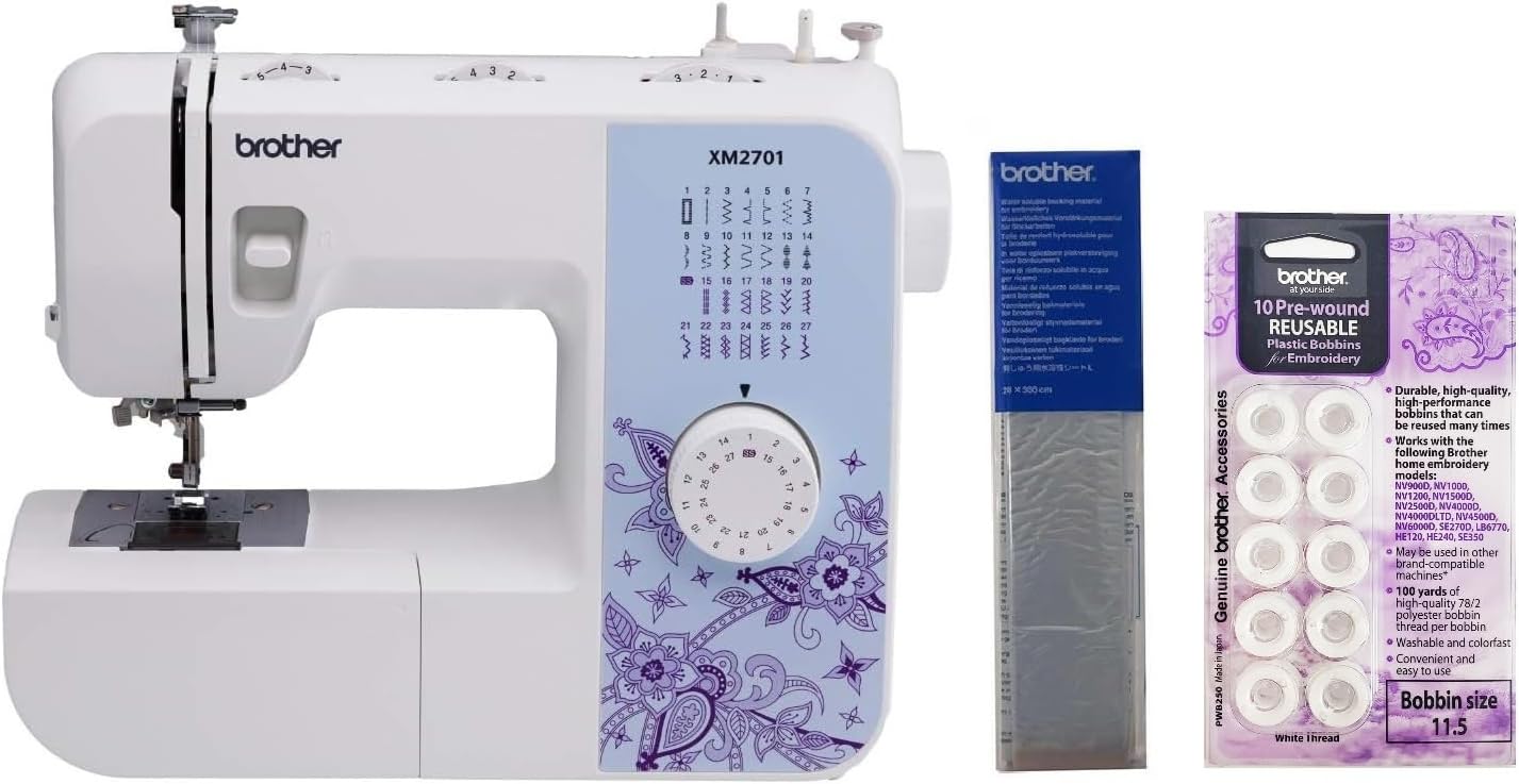 Amazon.com: Brother XM2701 27 Stitch Sewing Machine with Built In ...