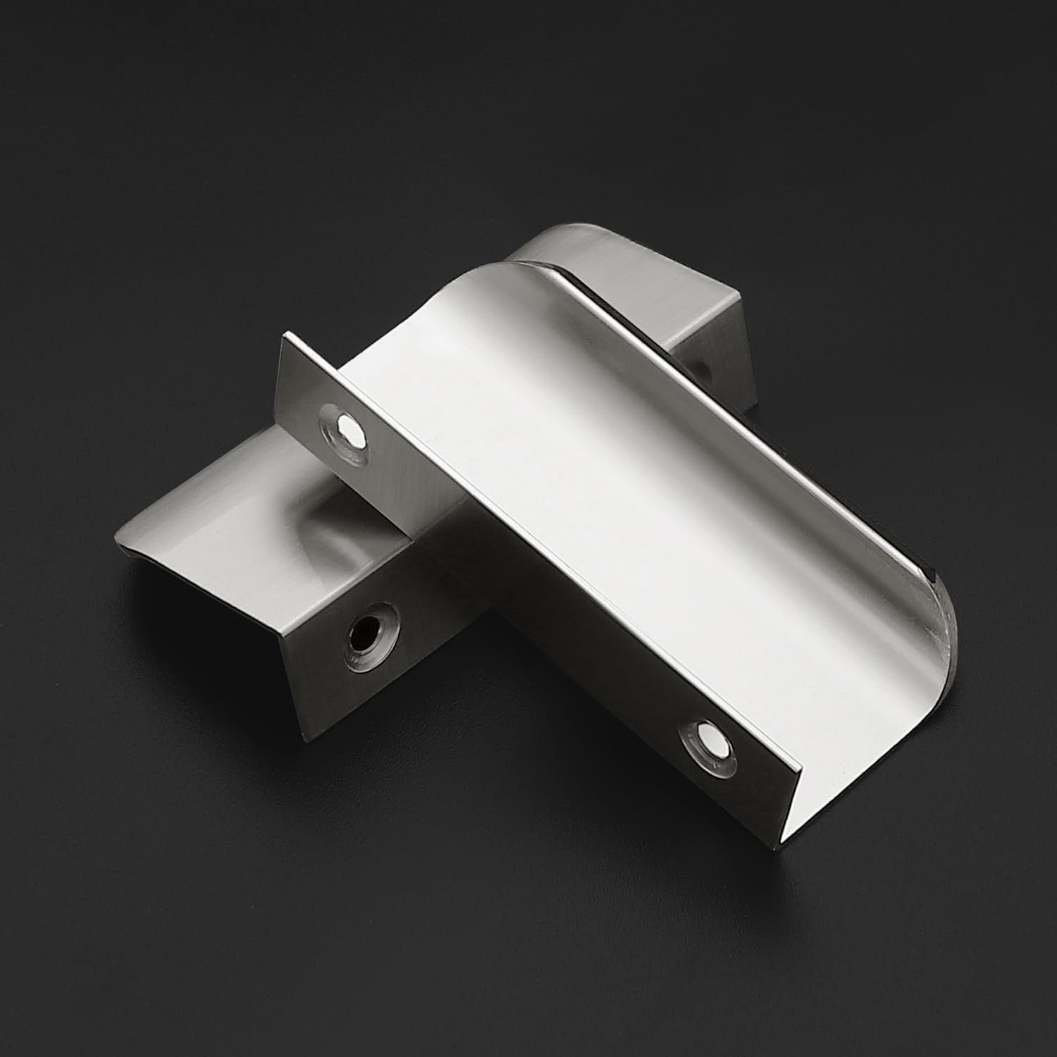 Snapklik.com : 20 Pack Cabinet Handles Finger Edge Pulls 80mm/3.15 Inch ...