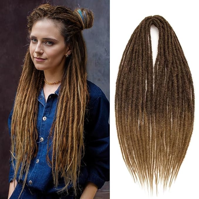 Amazon.com : 24 Inch Dreadlocks Extensions Dread Locs Crochet Hair for ...