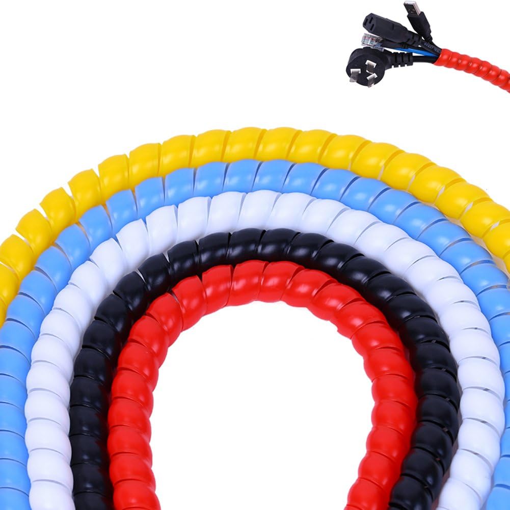 Amazon.com: WINGOFFLY 5pcs x 6.5Ft 10mm Cable Management Hose Protector ...