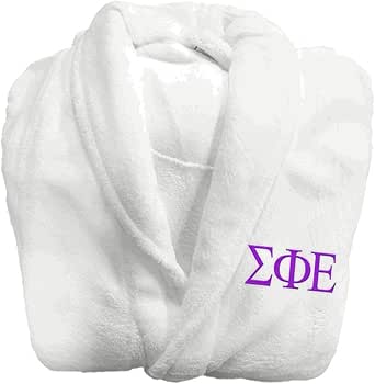 Amazon.com: Greekgear Sigma Phi Epsilon Fraternity Lettered Bathrobe ...