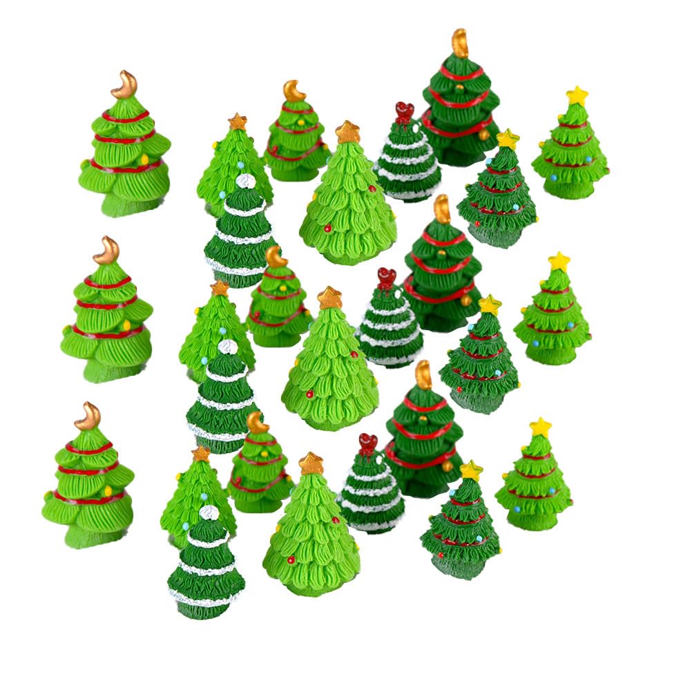 Amazon.com: Ciieeo 40pcs Christmas Microlandscape Decor Desktop Decor ...