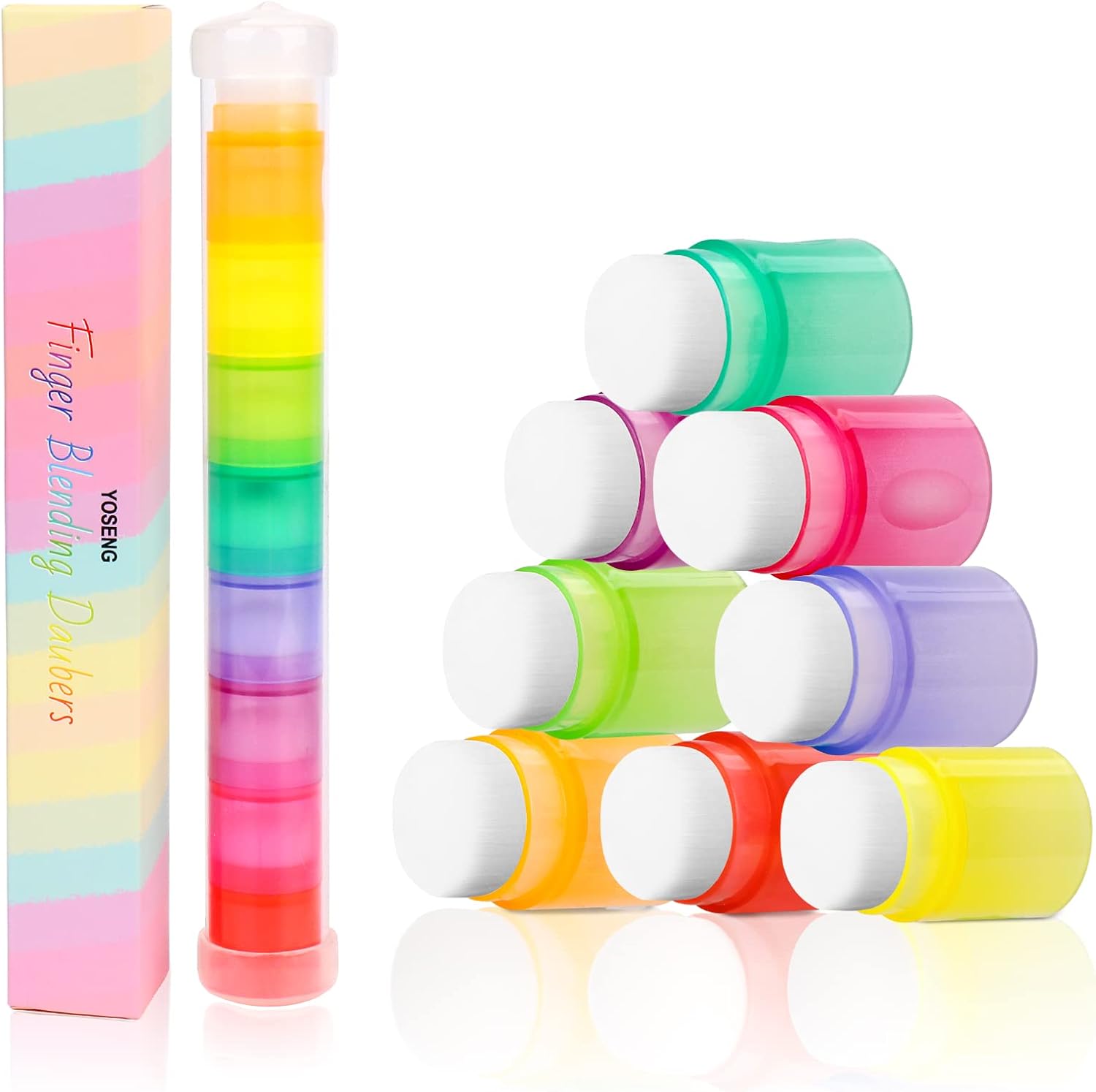 Amazon.com: Yoseng 8 Pcs Blending Brushes For Card Making,Card Making ...