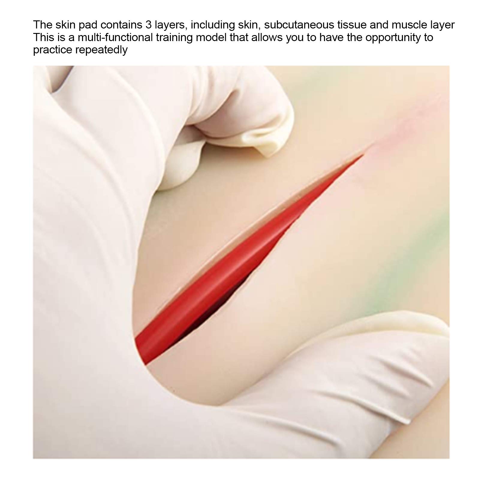 Snapklik.com : Silicone Human Skin Injection Pad Training Model, Simulation Human Skin Incision ...