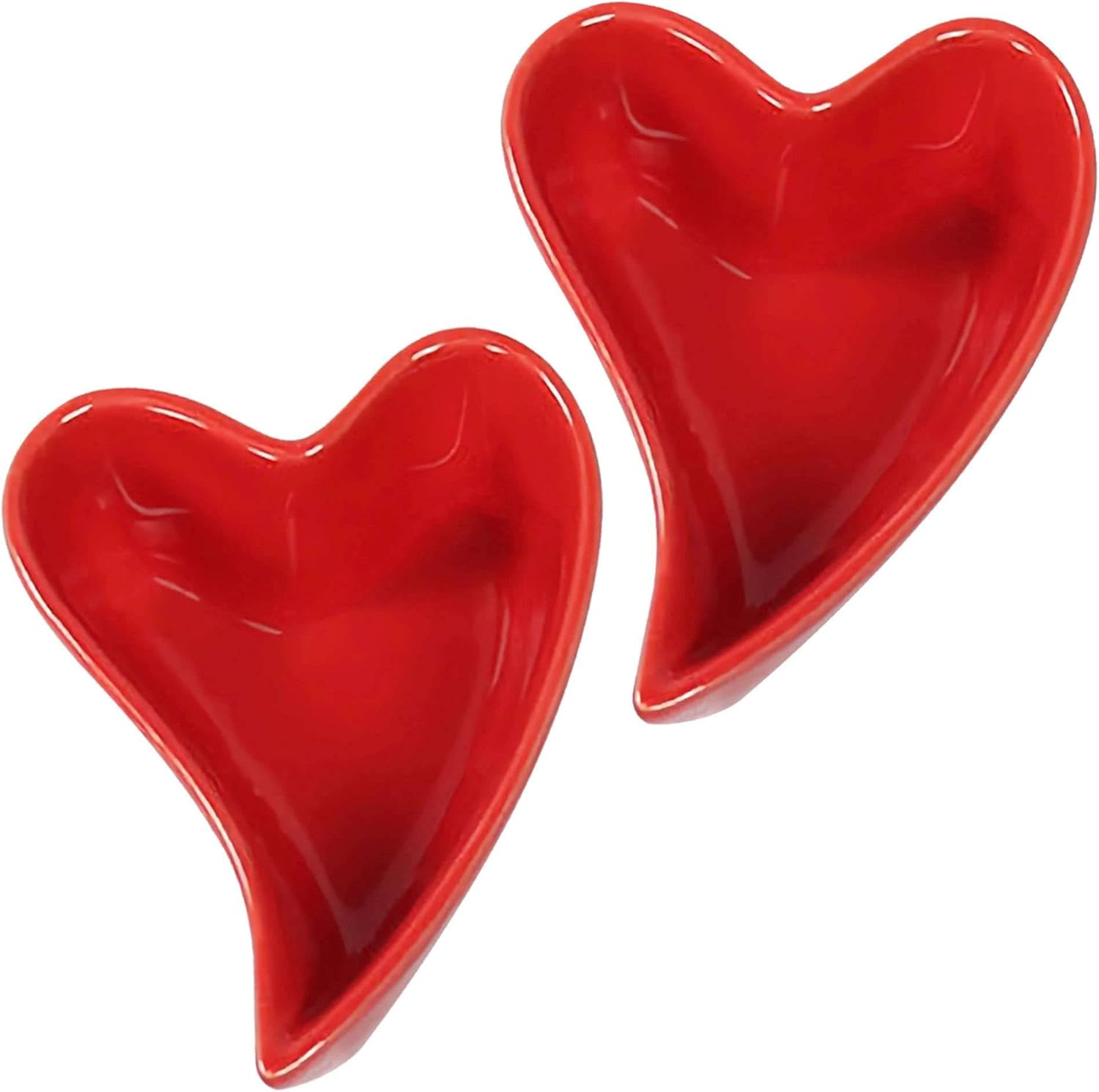 Amazon.com: TYMYYS Heart Shaped Ramekins 4 Oz Oven Safe, Creme Brulee ...