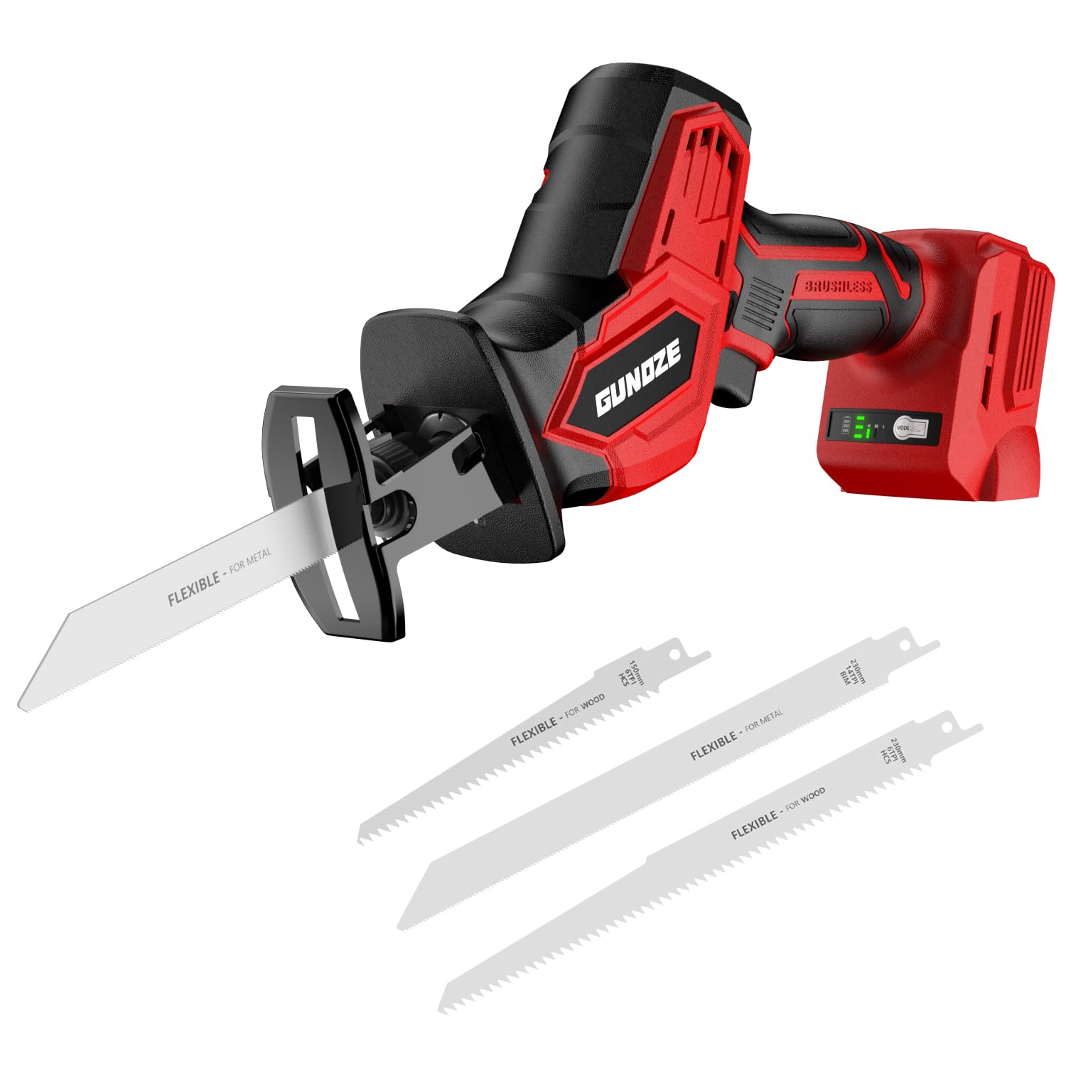 Buy Cordless Reciprocating Saw for Milwaukee M18 Battery, 3 Variable ...