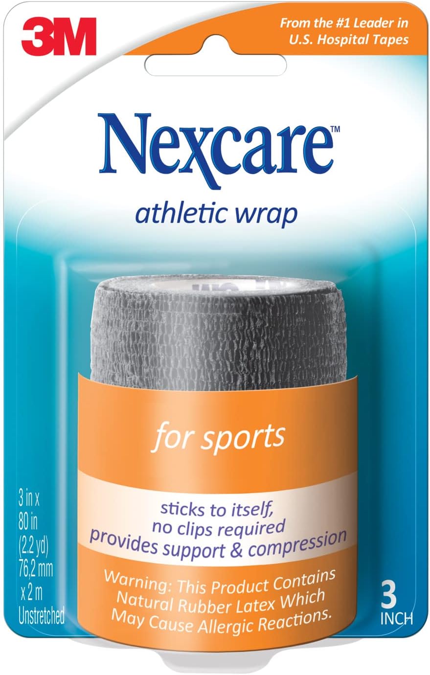 Amazon.com: 3M Nexcare Active Line Athletic Tape (Black, 5-Yards ...