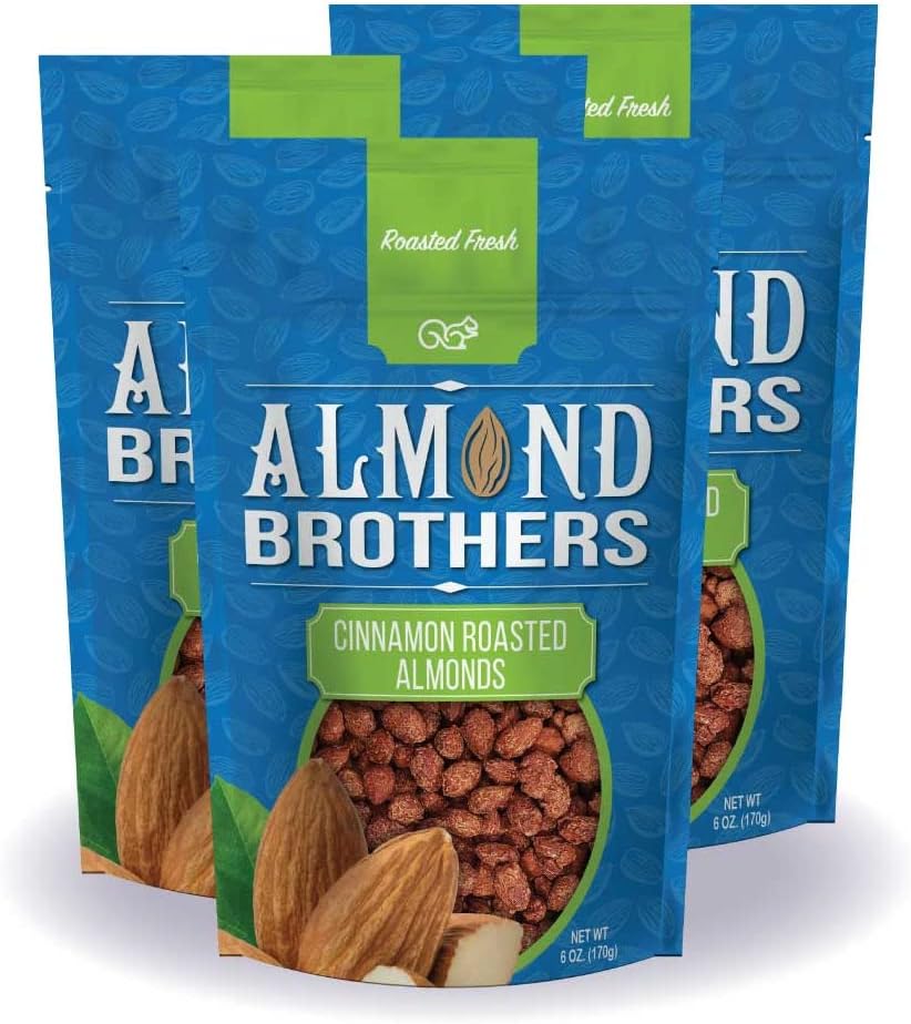 Amazon.com : Almond Brothers Roasted Almonds - Hand Crafted Cinnamon ...