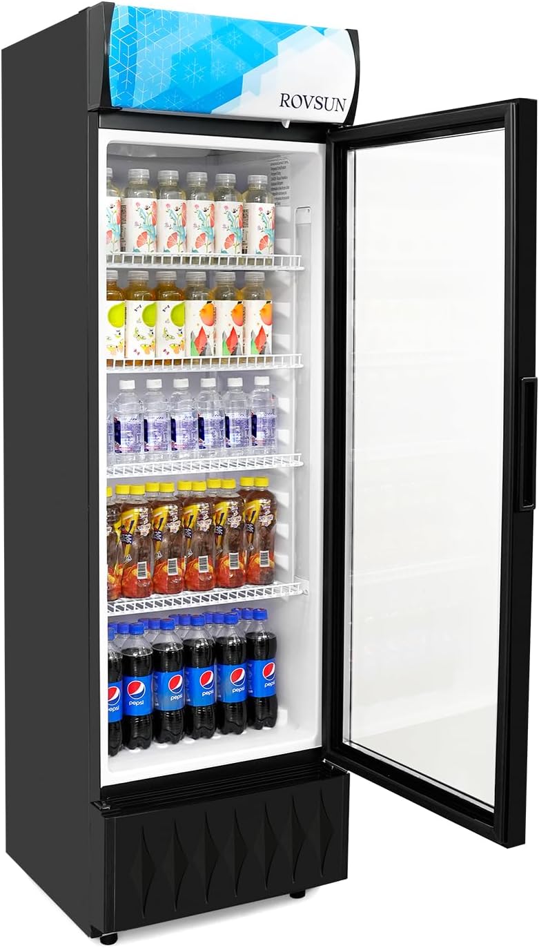 Amazon.com: ROVSUN 8.5 Cu.Ft Commercial Refrigerator Display ...
