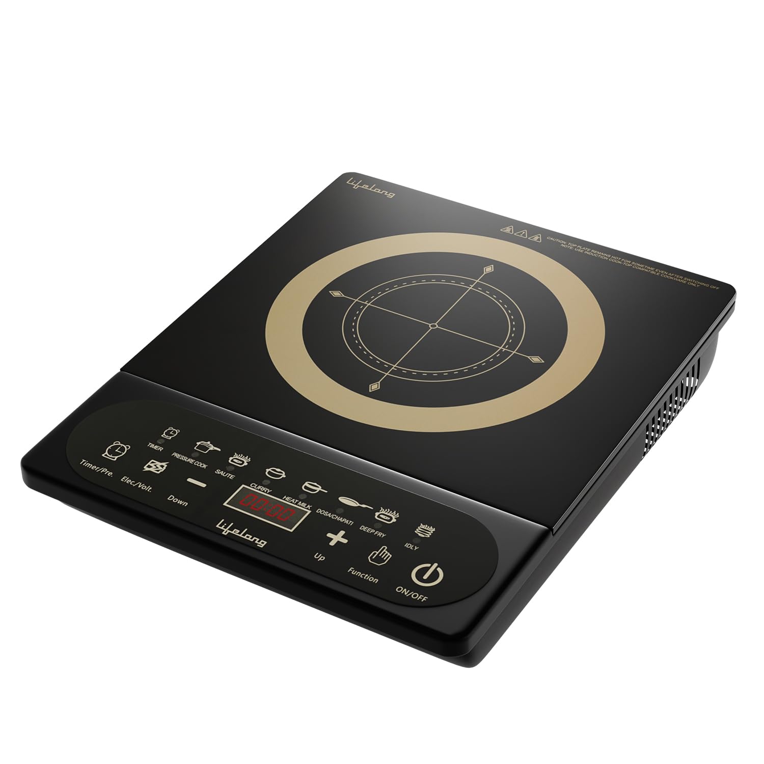 Buy Lifelong 2100 Watt Induction Stove Touch Panel |Upto 5.5KVA Surge ...