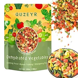 Amazon.com: Dried Dehydrated Vegetables for Ramen Toppings, 7.05oz All ...