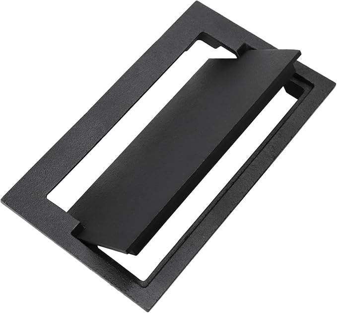 Amazon.com: Criditpid Coated Sand Casting Cast Iron Fireplace Ash Dump ...
