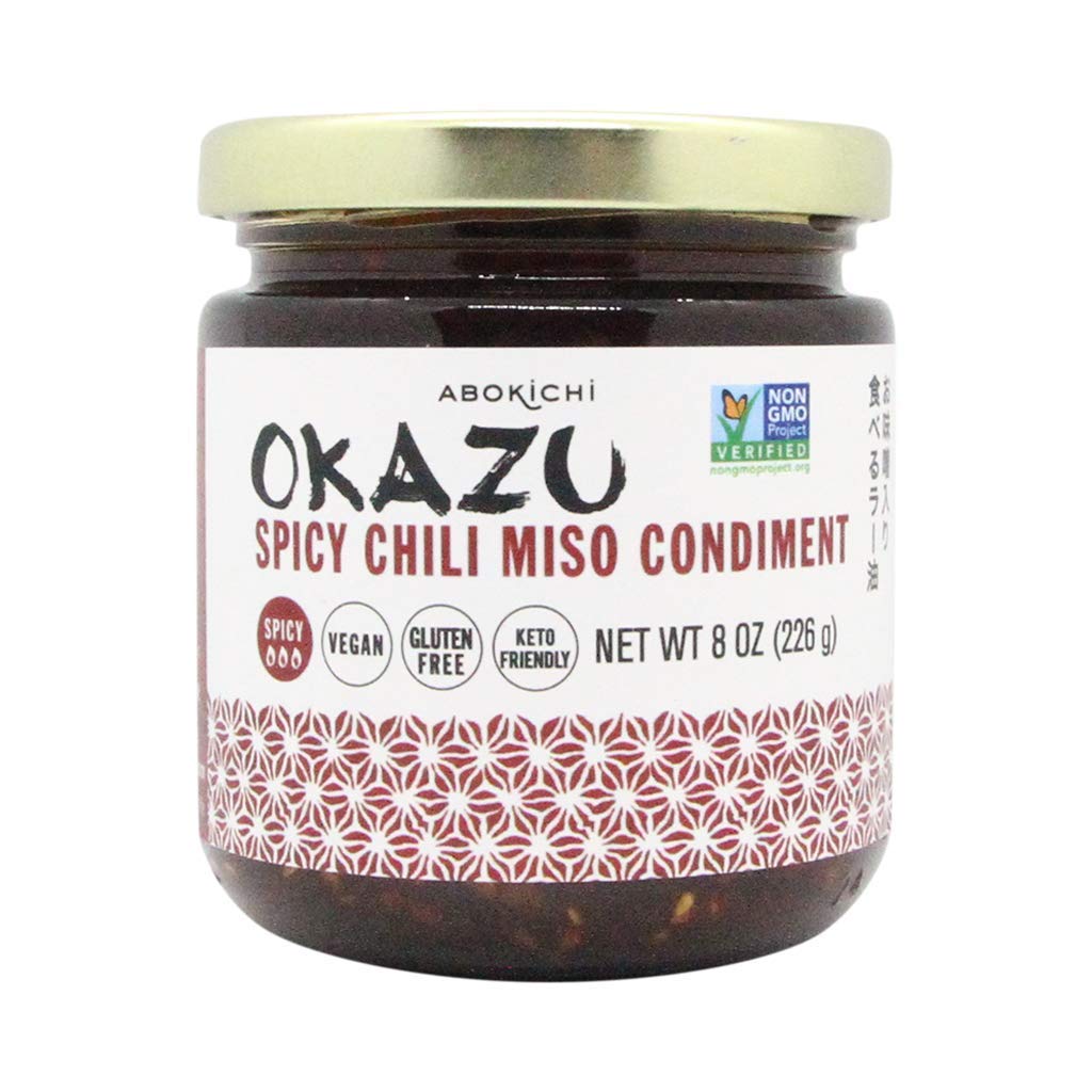 Amazon.com : Okazu Spicy Chili Miso Oil - Value Format 2 PACK x 8 oz ...