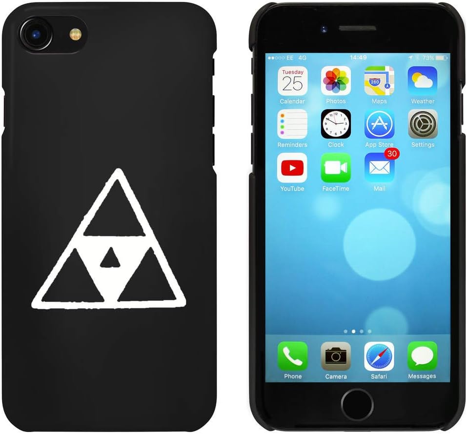 Amazon.com: Black 'Triangle Symbol' Case / Cover for iPhone 7 ...