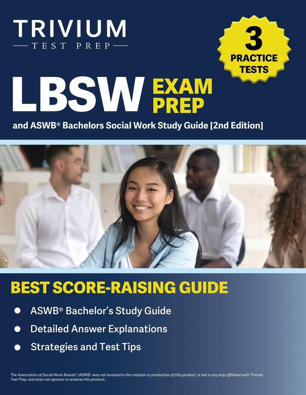 LBSW Exam Prep: 3 Practice Tests and ASWB Bachelors Social Work Study ...