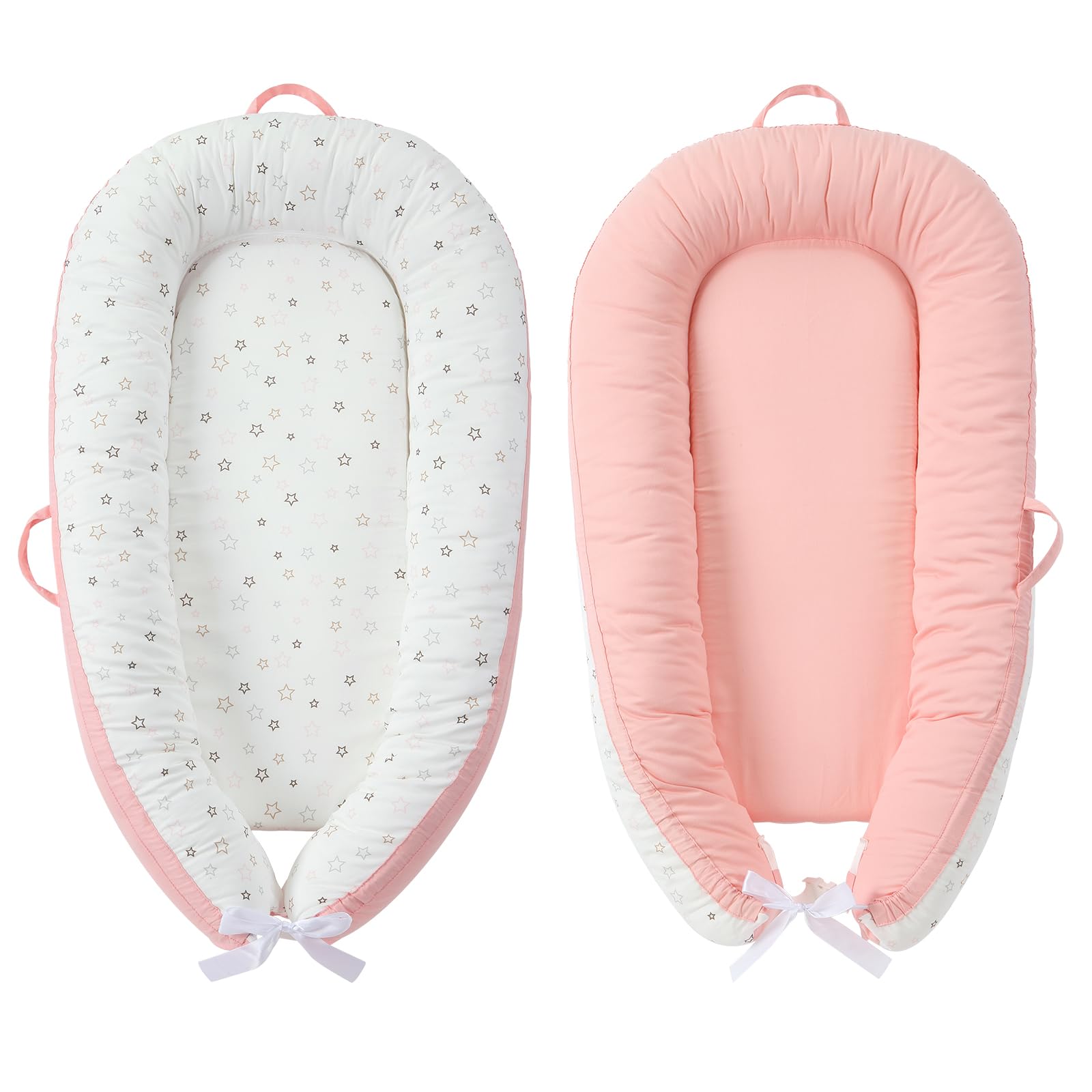 Amazon.com: JOLLITO Baby Lounger for Newborn, Breathable Soft Baby Nest ...