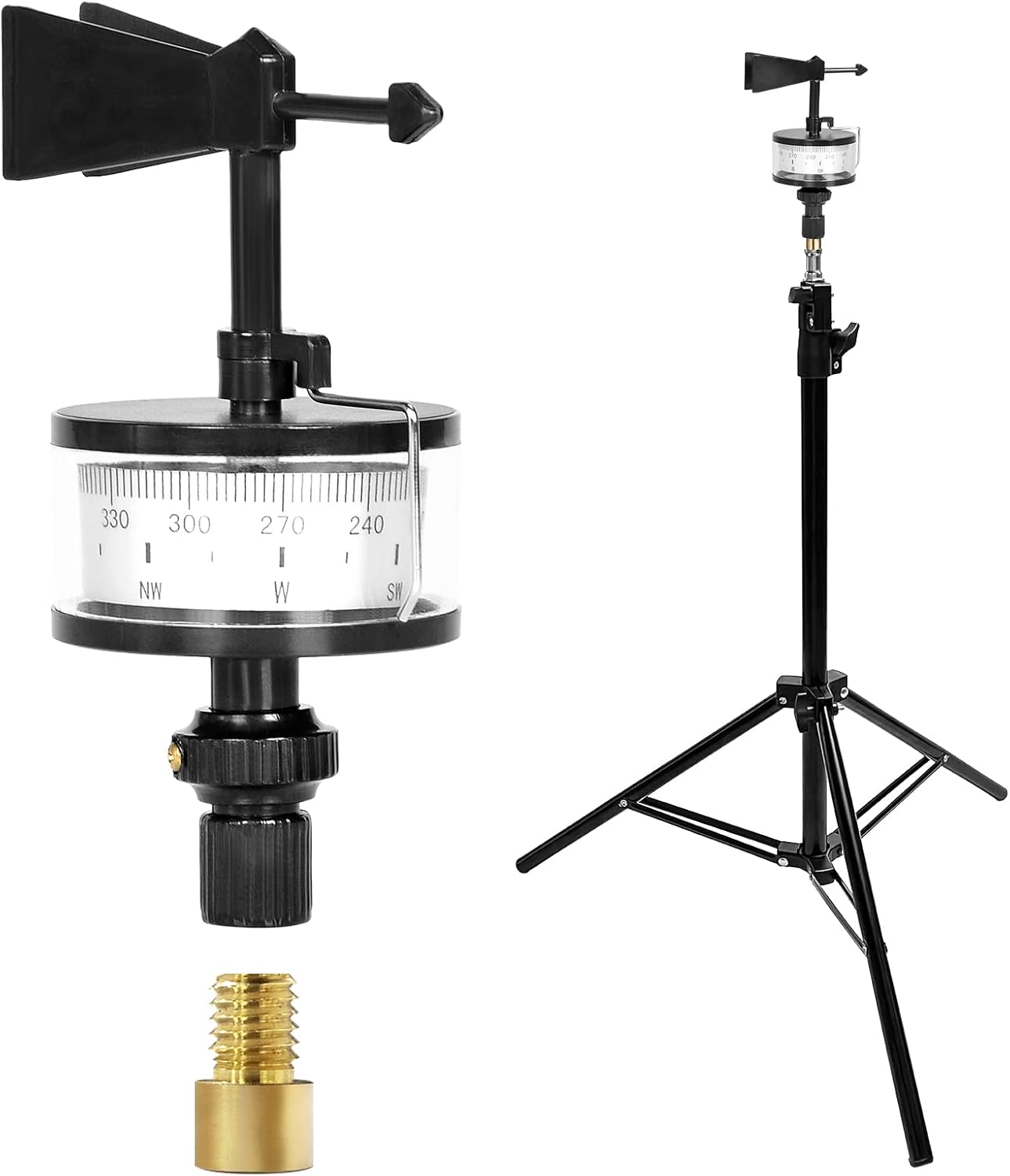 Amazon.com : Wind Vane with Bracket, HOLDPEAK Weather Station Wind ...