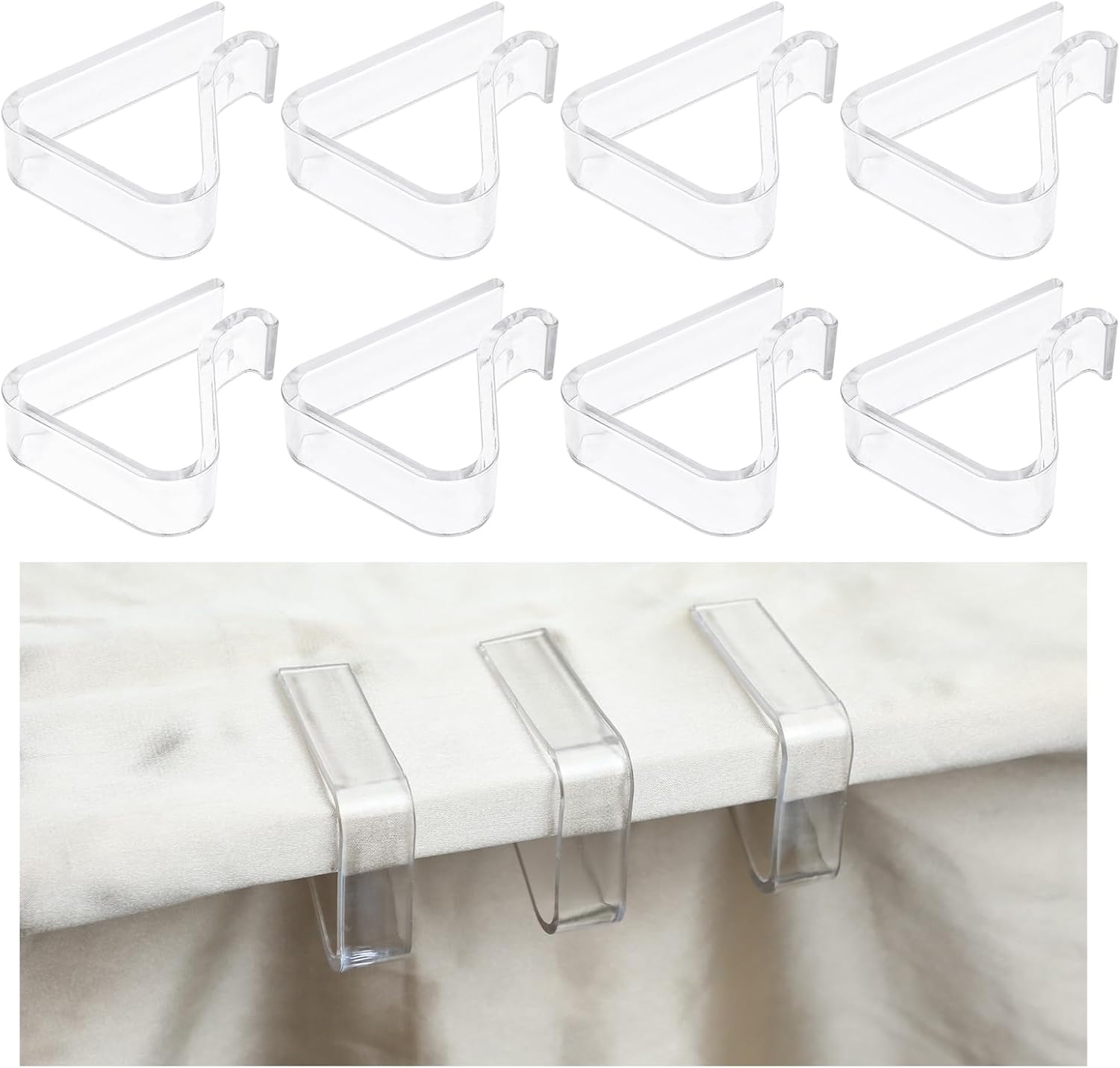 Amazon.com : Giantree Plastic Tablecloth Clips, 8 Pcs Clear Picnic ...