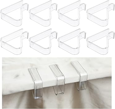 Amazon.com : Giantree Plastic Tablecloth Clips, 8 Pcs Clear Picnic ...