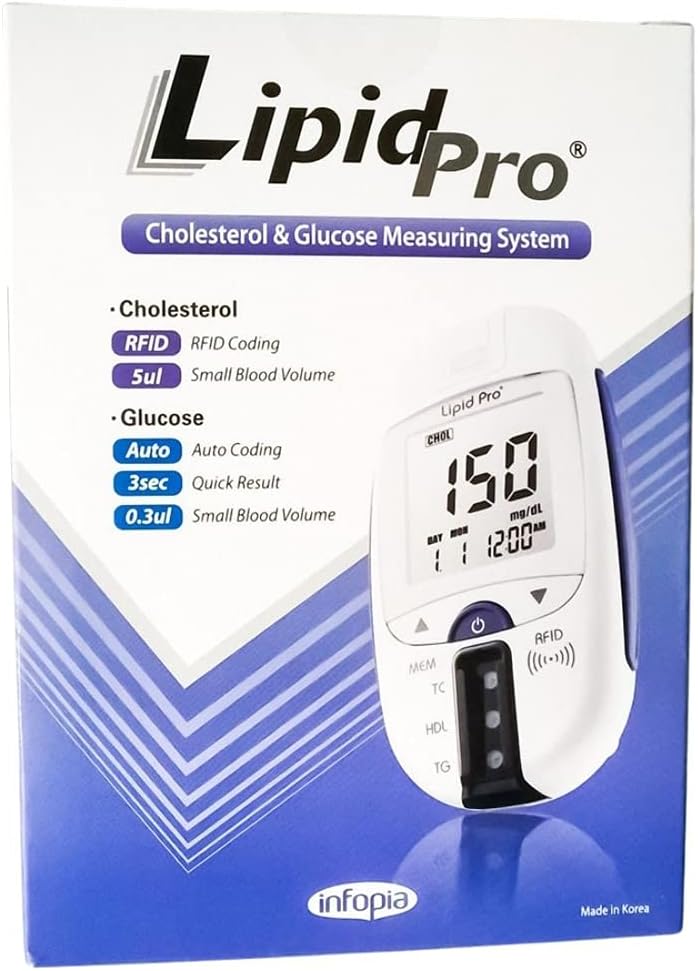 Amazon.com: Lipid Pro - Lipid Profile and Glucose Measuring System ...