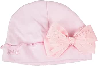 Amazon.com: DaCee Designs Accessories Pink Cotton Baby Hat with Layered ...